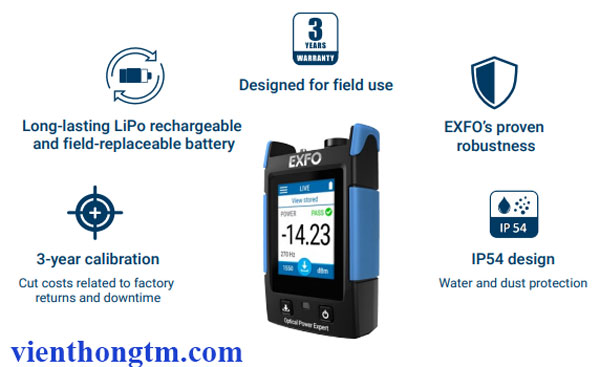 Máy đo công suất EXFO Optical Power Expert-PX1 - Viễn Thông TM